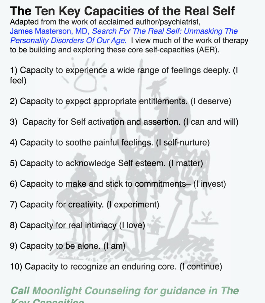 KEY CAPACITIES | Moonlight Counseling